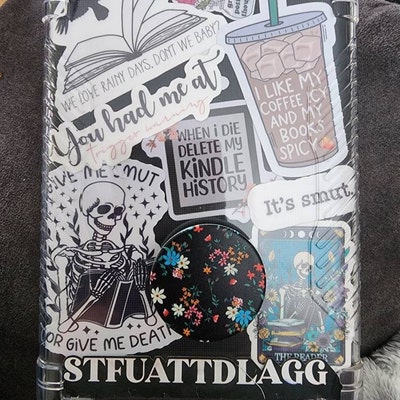 Thriller Reader Vinyl Sticker for True Crime Addicts and Thriller Book ...