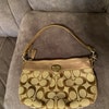 Coach Black Leather & Signature Canvas Satchel #G0785-F10929 With Charm ...