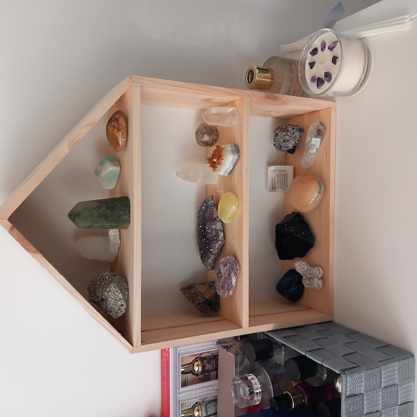 Choice of Wooden House Shaped Display Shelf | Wall-mounted Home Decor ...