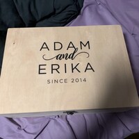 Couples Names Wedding Decal Custom Names Wedding Decal Sticker Card Box ...