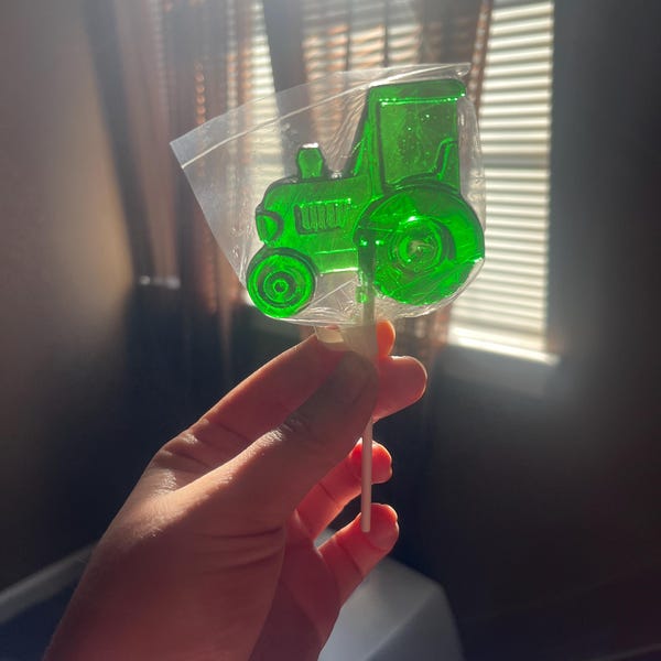 10 Tractors Tractor John Deer Suckers Lollipops Birthday Farm Party ...