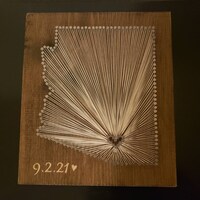 Africa String Art Africa Decor State String Art Africa Nail - Etsy Israel