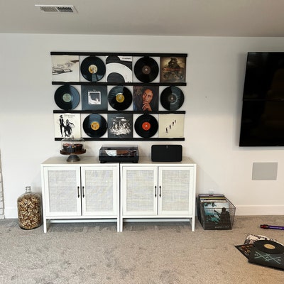 Vinyl Record Storage Shelf Wall Mounted Record Holder aspen - Etsy