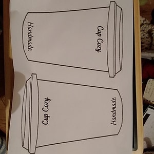 Coffee Cup Cozy Display Insert/ Product Insert/ Label - Etsy