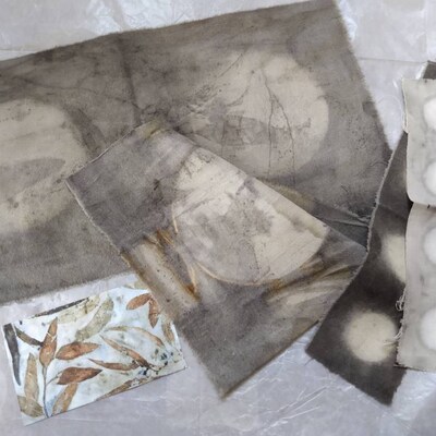 Eco-printing on Paper Tutorial // Eco-print Natural Dyeing Ebook ...