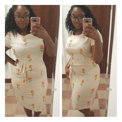 Simplicity 1981 1940's Women's Dress Vintage Sewing Partially Cut and ...