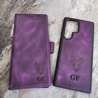 Custom Samsung Phone Case Leather Galaxy Case for S24, S23, S22, S21 ...