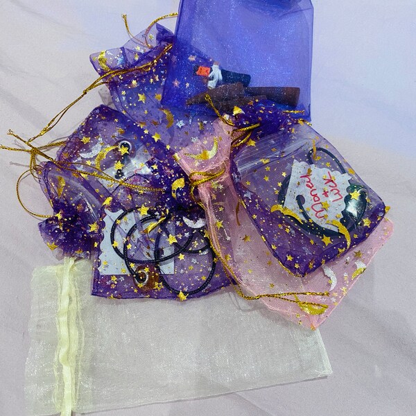 Divination Tools Black Mirror Box Spirit Oracle Dice Witchcraft Seance ...