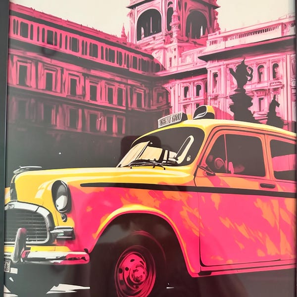 Indian Retro Truck Art Print, Indian Retro Art, Desi Illustrations ...