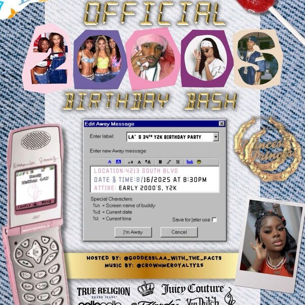 Editable Wet & Wild Party | Summer Party Flyer, DIY Flyer Template ...