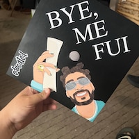 Mean Girls Grad Cap Design | CARDSTOCK Printed Cap Topper | Burn Book ...