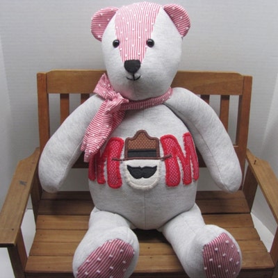 Bears,memory Bear, Keepsake Bear, Bear Made From Clothing, Teddy Bear ...