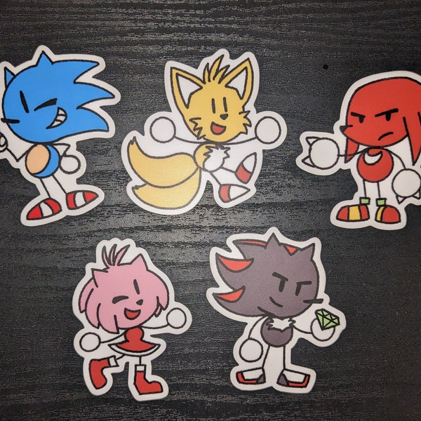 Sonic the Hedgehog Sticker Collection, Sonic Sticker, Tails Sticker ...