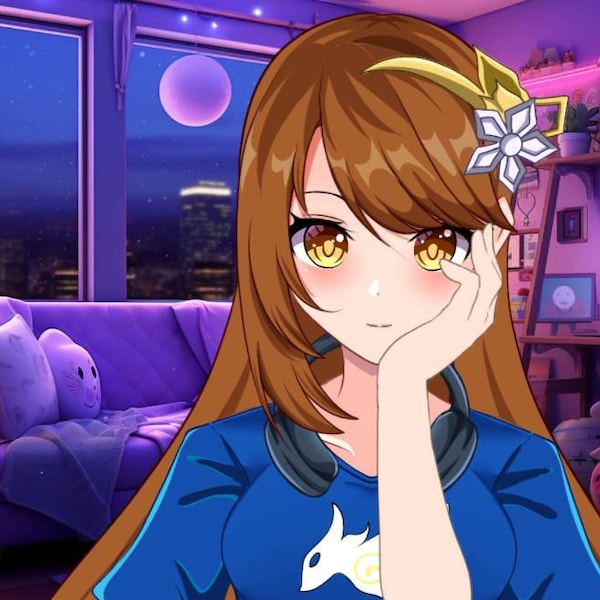 Vtuber Asset Hand Asset Touching Face - Etsy