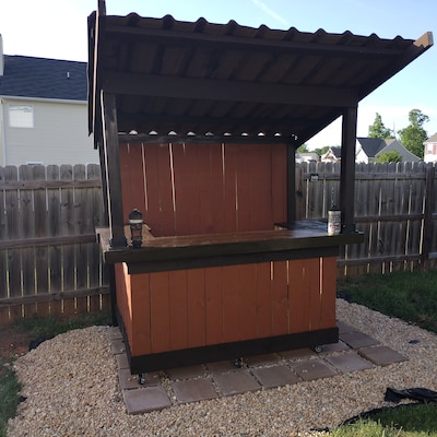 Custom Outdoor Tiki Bars for Sale Shipping Nationwide Rustic, Modern ...