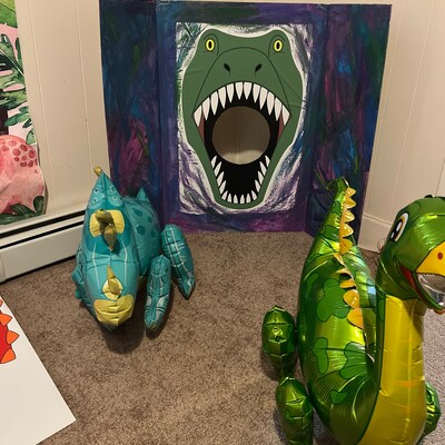Dino Toss, Feed the T. Rex, Dinosaur Birthday Party, Dinosaur Game ...