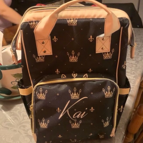 Personalized School Backpack Bag Matching Insulated Lunch Tote Bag ...