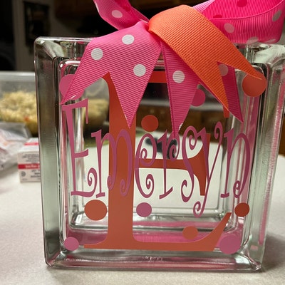 Sisters Connected by Heart Glass Block Light/sisters Gift/ Sisters ...