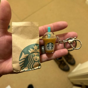 Starbucks Iced Matcha Latte Keychain Starbucks Key Ring Gift - Etsy