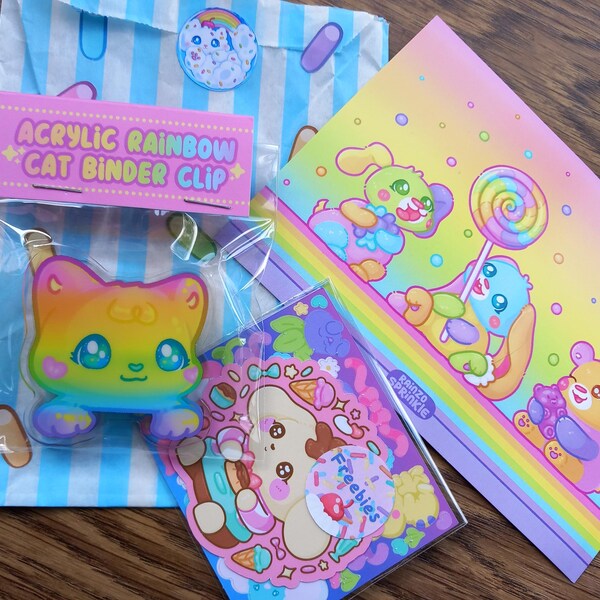 Gummy Pets Sticky Notes ~ Gummy Bear Candy Theme Stationery ~ Cat Face ...