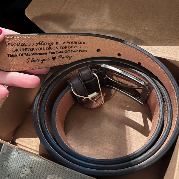 Custom Leather Belt for Men, Engraved Leather Belt, Personalized ...