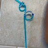 Personalized Silly Straw One Alphabet Bead Embellished Silly Straw ...
