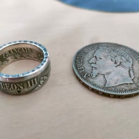 Coin Ring 10 Escudos De Portugal in Silver coin Ring - Etsy