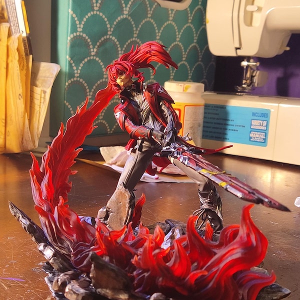 Red Sonja Statue STL File, 3D Digital Printing STL File for 3D Printers ...