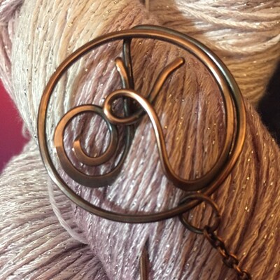 Shawl Pin Scarf Pin Personalized Cursive Letter Shawl Pin - Etsy
