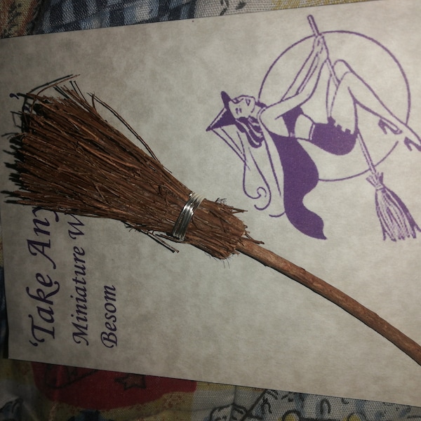 Witches Besom Lucky Charm Mini Besom Broom Altar Pagan Witchcraft - Etsy