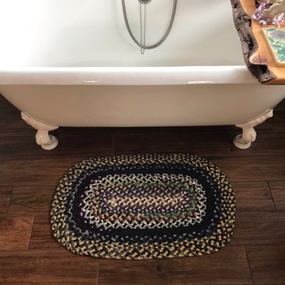 Made to Order Custom Handmade Recycled Braided Round Rug / Rag Rug in ...