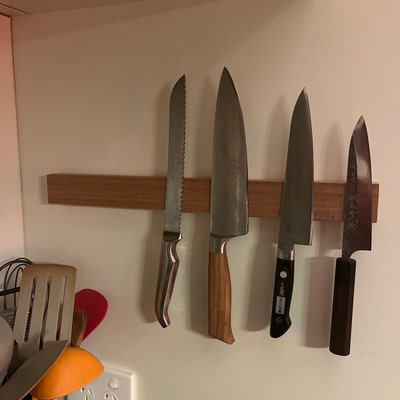Tasmanian Oak Magnetic Knife Racks, Clear Finish. 30, 45 and 60cm - Etsy