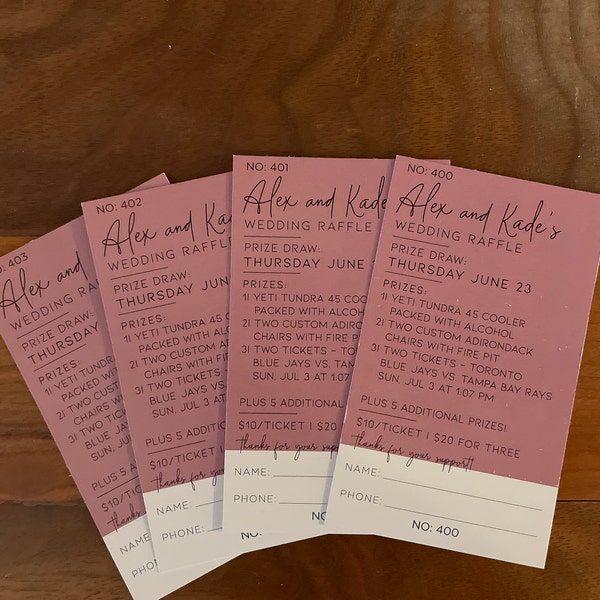 Jack and Jill Tickets Buck and Doe Stag and Doe Raffle Tickets Modern ...