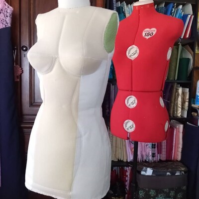 Custom Made-to-measure DIY Stuffed Dress Form Mannequin Sewing Pattern ...