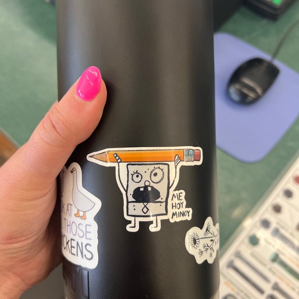 Doodlebob Sticker | Spongebob | Cute Stickers | Pop Culture | Bikini ...