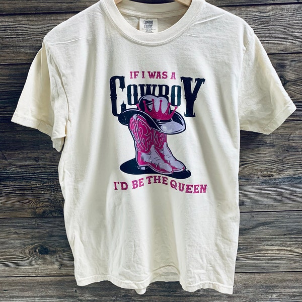 If I Was A Cowboy I'd Be the Queen Boots Western Instant Digital ...