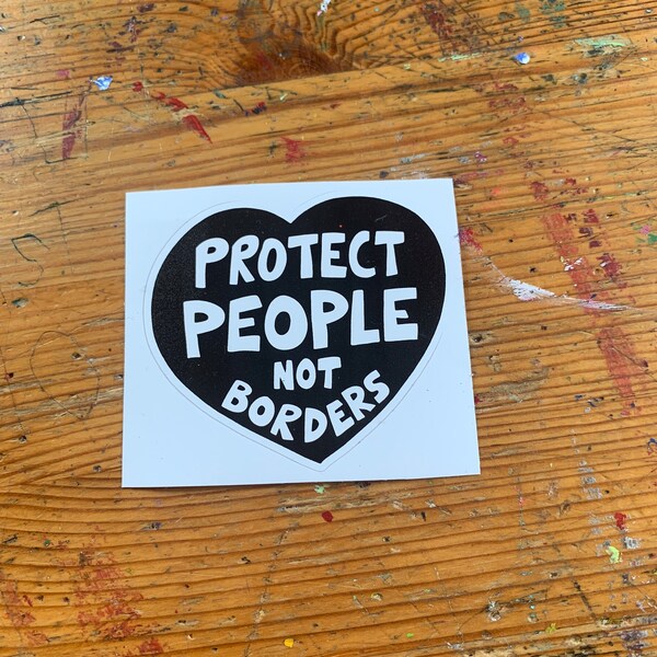 Protect People Sticker, Solidarity, Leftist, Socialist, Blm, Laptop ...