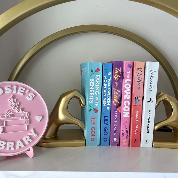 Library Sign | Book Decor | Bookish Decor - Etsy