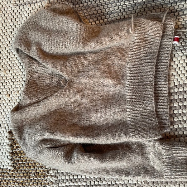 Knitting Pattern Home Sweater V Neck Top Down Knitting Pattern - Etsy ...