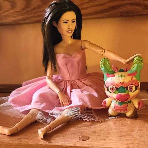 Repainted Glee Barbie FULL DOLL - Etsy