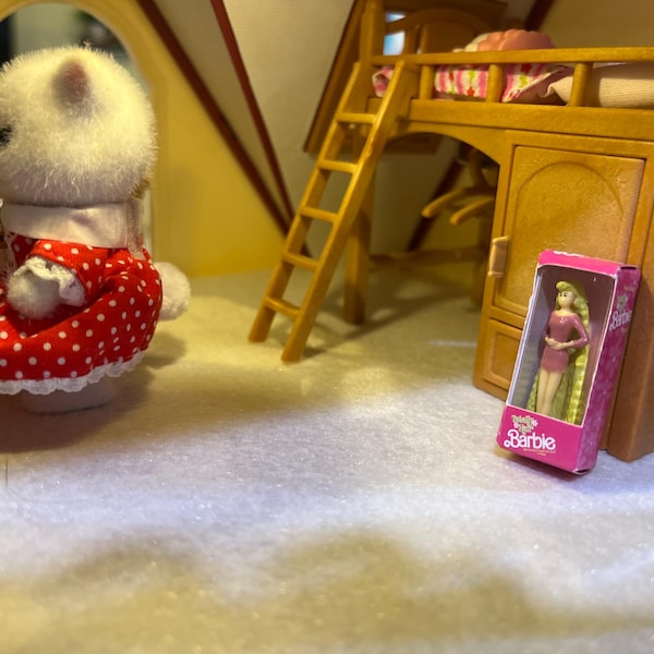 Miniature Slumber Party, 80's Dollhouse Items, 1:12, Pizza, Soda ...