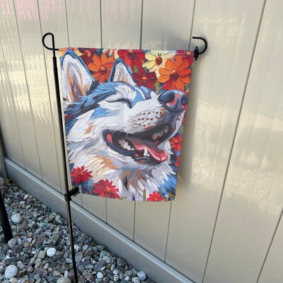 German Shepherd Flag and Banner, Double-sided Poplin-canvas, Ideal for ...