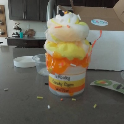 Slime Pink Lemonade Glossy Slime by Sofia 702 Slime Shop Scented Slime Charms Kids Toy Lemonade ...