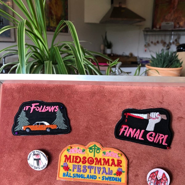 Final Girl Embroidered Patch (ver 1). Horror Movie Inspired Patches ...