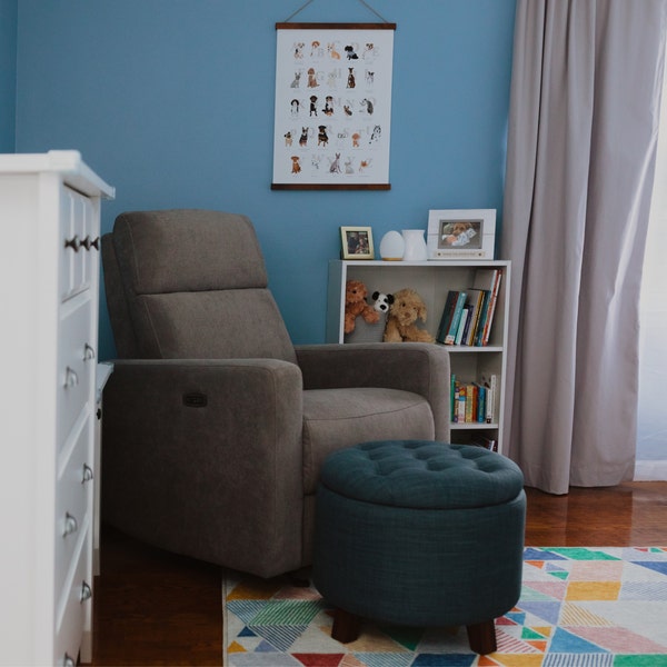 Dog Alphabet Art for Boho Nursery Digital Download Gender Neutral ...