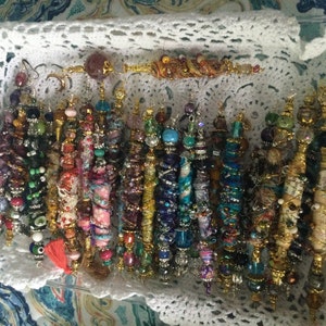 1 Oz Sari Silk Threads W/ribbon Pieces Boho Junk Journal Fiber Beads ...