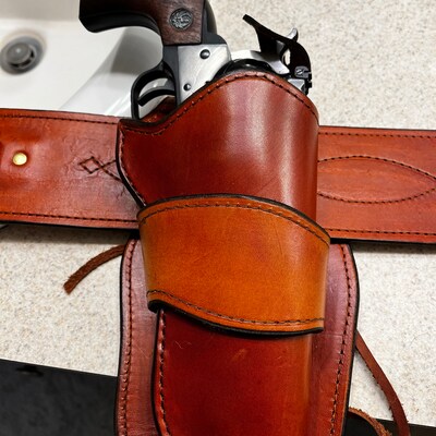 Western Leather Cowboy Holster Colt SSA Colt Python - Etsy