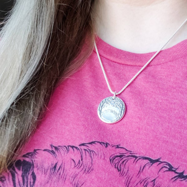 Sterling Silver 20" Italian Bombata Chain Necklace - Etsy