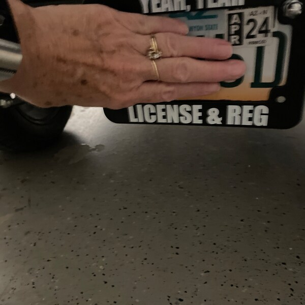 UV Printed Text | Metal, Carbon Fiber, or Plastic | Funny License Plate ...