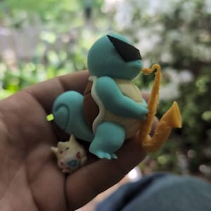 Squirtle Saxophone Figure 3D Printed, Pokemon Fan Gift, Viral Meme ...